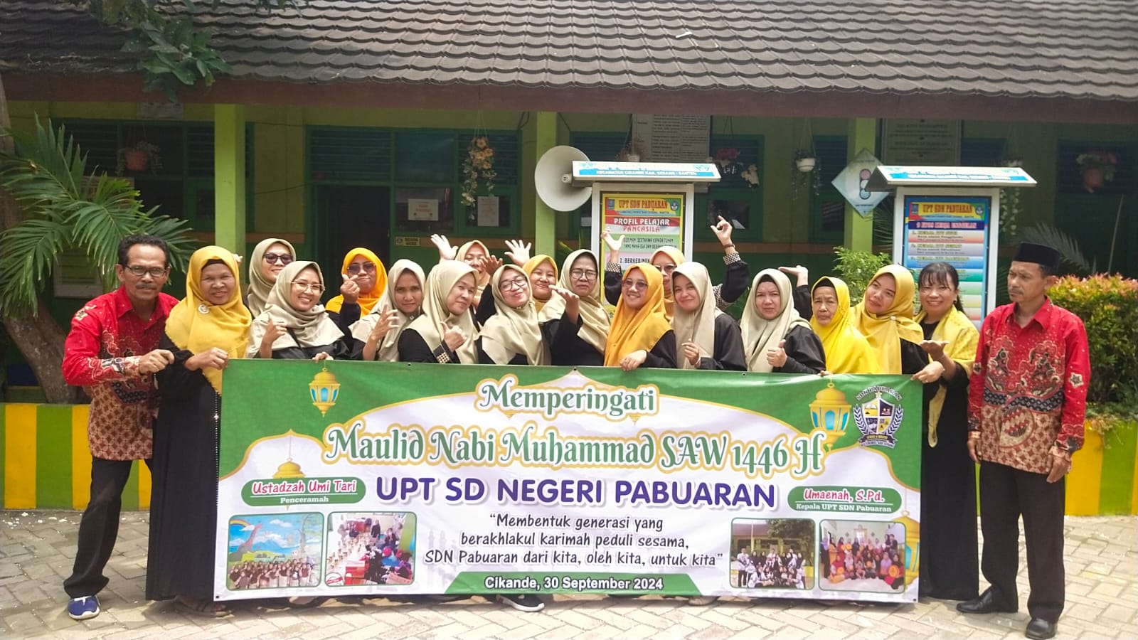 SDN Pabuaran Peringati Maulid Nabi Muhammad SAW - Tangerang Raya